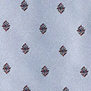 Harrods Silk Jewel Jacquard Tie - Blue