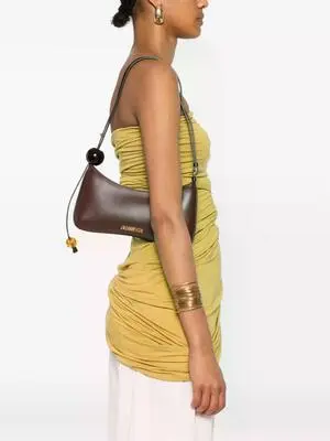 Jacquemus The Bisou Perle Shoulder Bag - Brown
