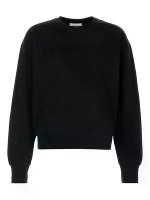 Alexander McQueen Logo-embroidered Cotton Sweatshirt