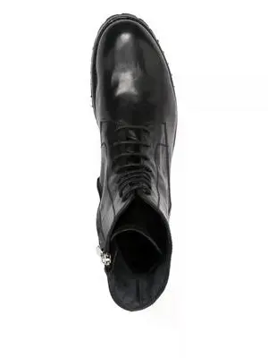 Officine Creative Ikonic 001 Lace-up Zip Boots