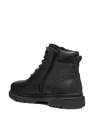 Geox Lace-up Zip Ankle Boots