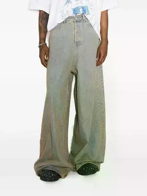Vetements Faded Wide-leg Jeans