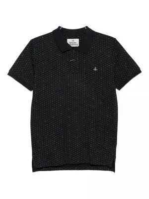 VIVIENNE WESTWOOD Cotton Polo Shirt - Blue