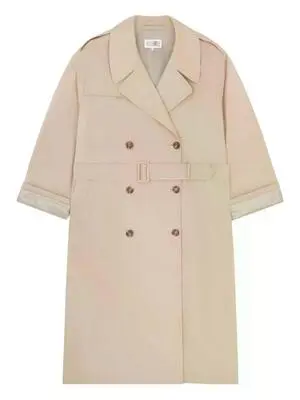 MAISON MARGIELA Double-breasted Belted Trench Coat