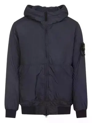 Stone Island Hooded Panelled Jacket - Blue