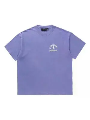 REPRESENT Logo-appliqué T-shirt - Blue