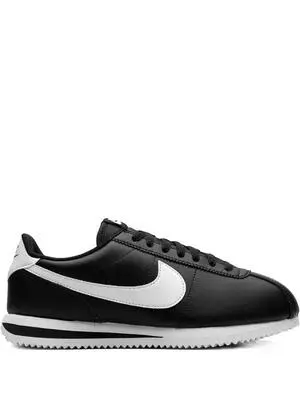 Nike Cortez Leather Sneakers - Black