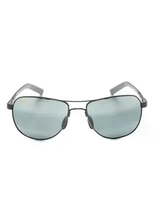 Maui Jim Aviator Pilot-frame Sunglasses - Black