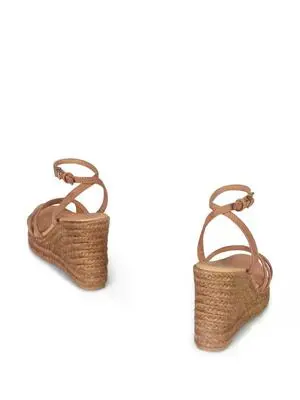 Manebí 100mm Hamptons Suede Espadrille Wedges