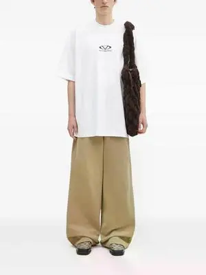 Vetements Cotton-blend Track Pants - Neutrals