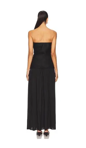 Faithfull The Brand Hedy Maxi Dress - Black