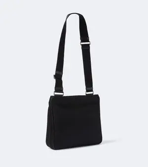 Prada Re-nylon Leather-trimmed Shoulder Bag