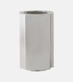 LOUISE ROE Funki Small Plant Pot - Silver