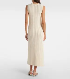 Altuzarra Sissi Open-knit Cotton Midi Dress