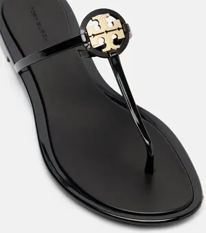 Tory Burch Embellished Thong Sandals - Black