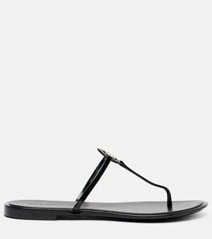 Tory Burch Embellished Thong Sandals - Black