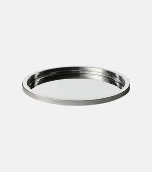 LOUISE ROE Stainless Steel Decorative Tray - Metallic