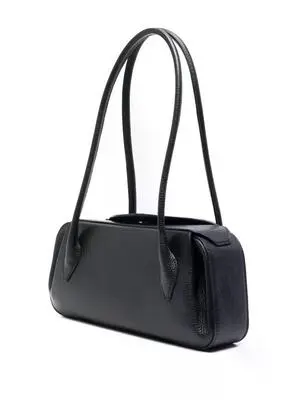 Yuzefi Oyster Shoulder Bag - Black