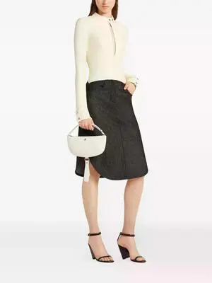 COURREGES Holy Eclipse Half-moon Shoulder Bag