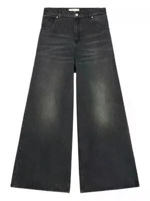 Blumarine Dark Wide Leg Jeans
