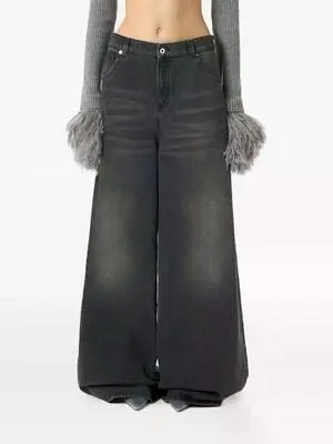 Blumarine Dark Wide Leg Jeans