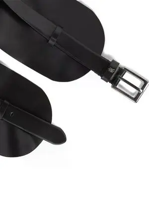 Karl Lagerfeld Wide Leather Belt