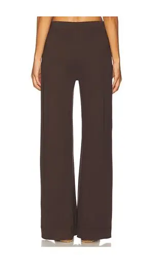VIR VITA Pointelle Lounge Pant - Chocolate