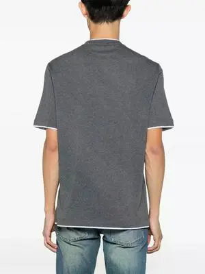 Brunello Cucinelli Layered-effect Cotton T-shirt