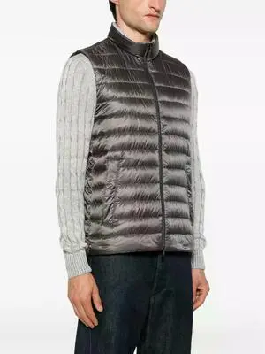 Herno Quilted Sleeveless Vest - Grey