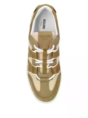 Moschino Debossed Mesh Sneakers