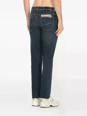 Jacob Cohen Contrast Stitching Jeans