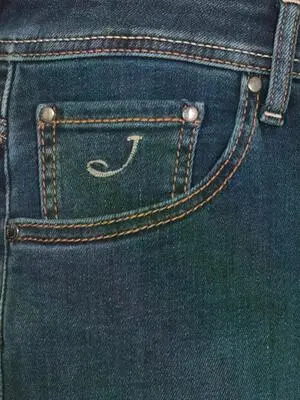 Jacob Cohen Contrast Stitching Jeans