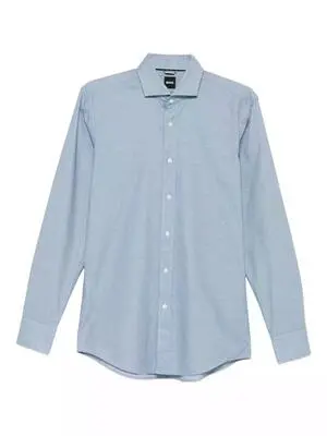BOSS Cotton Shirt - Blue