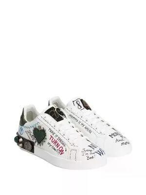 Dolce & Gabbana Portofino Graffiti Sneakers