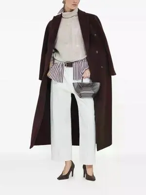 Brunello Cucinelli Double-breasted Peak Lapel Coat