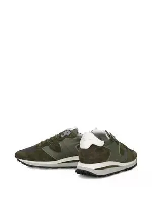 Philippe Model Tropez Haute Suede-panelled Sneakers - Green