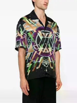 John Richmond Geometric-print Shirt