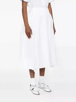 Simone Rocha Bow Hip-detailed Midi Skirt