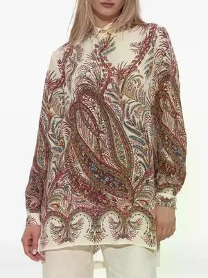 Etro Paisley Print Long Sleeve Shirt
