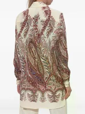 Etro Paisley Print Long Sleeve Shirt