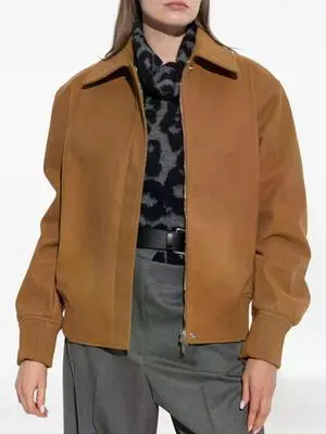 Stella McCartney Collared Ribbed-trim Jacket
