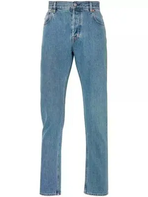 Gucci Web-stripe Tapered Jeans