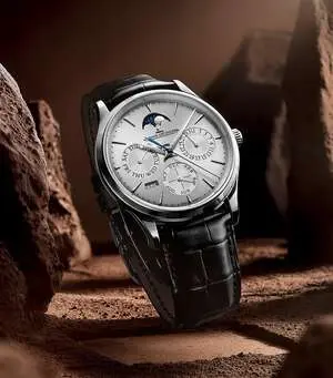 JAEGER-LECOULTRE Stainless Steel Ultra Thin Perpetual Calendar Watch