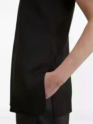 Marc O'polo Sleeveless Satin-effect Tank Top With Wide Straps