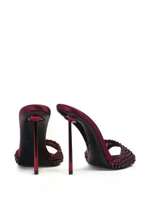 LE SILLA Embellished Stiletto Sandals - Red