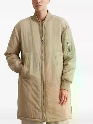 Marc O'polo Zip-up Bomber Jacket With Ribbed Cuffs