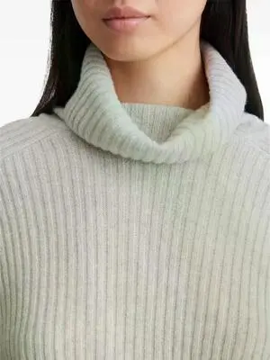 Marc O'polo Ribbed Turtleneck Jumper - Grey