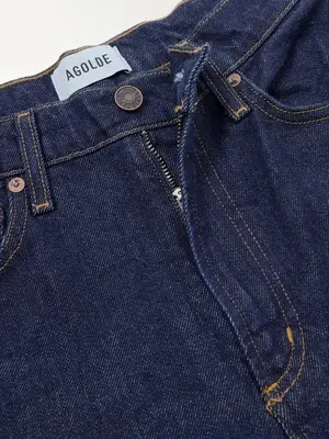 AGOLDE Ren Cropped High-rise Wide-leg Jeans