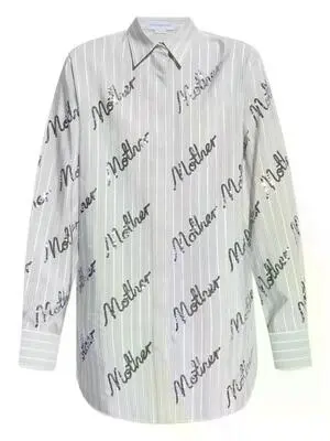 Stella McCartney Sequin Embellished Striped Shirt