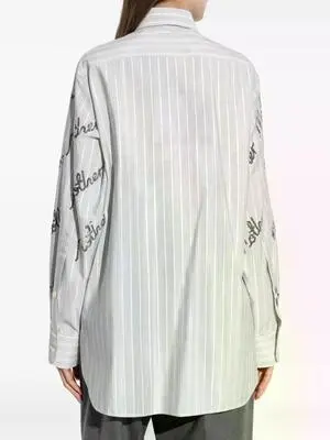 Stella McCartney Sequin Embellished Striped Shirt